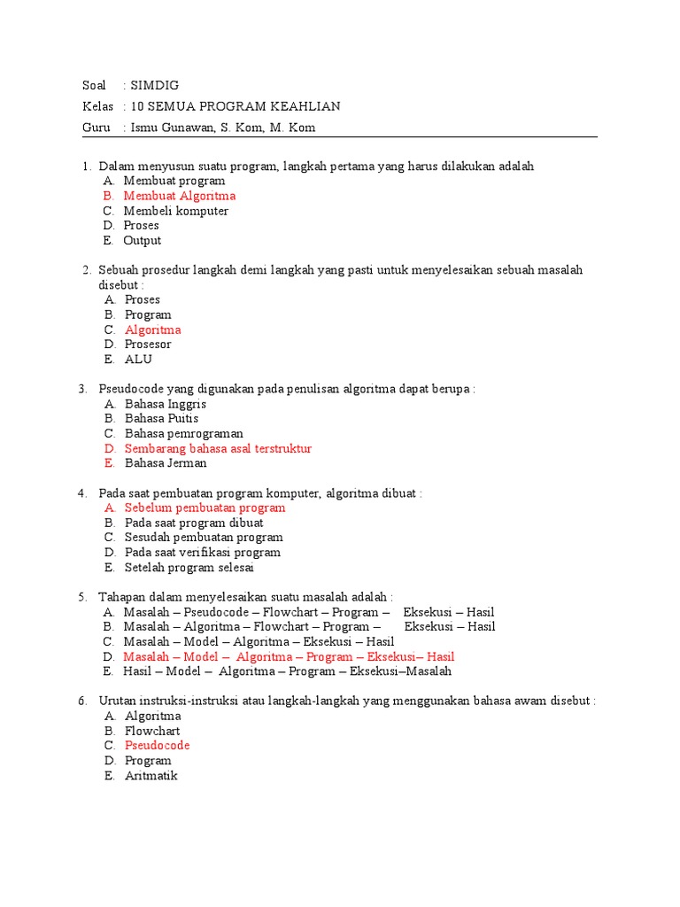 PTS Ganjil Simdig 2021 | PDF