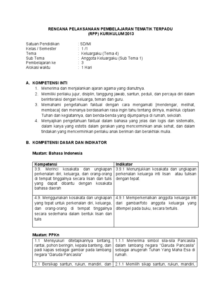 RPP Terpadu | PDF | Karier & Perkembangan | Kesehatan Holistik