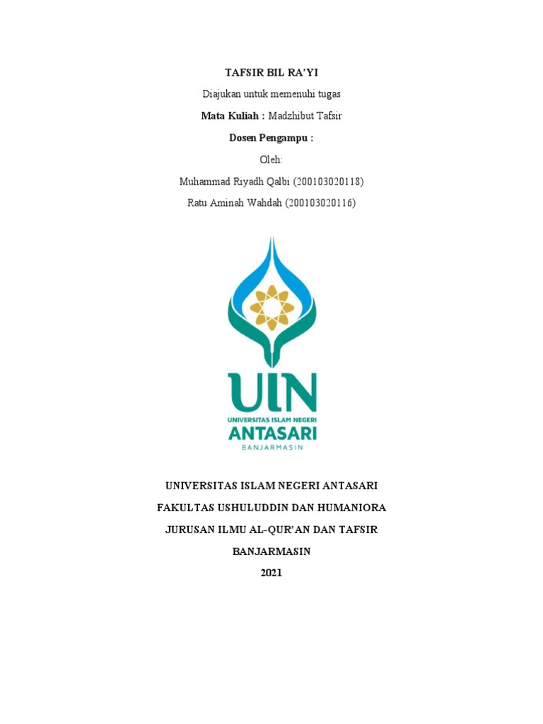 Tafsir Bil Ra'yi | PDF