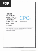 KSP - Method of Statement-Maintain Load Test MLT | PDF | Deep ...
