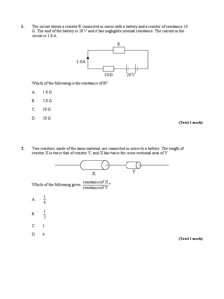 Determining Unknown Circuit Resistance and Electric Field ...