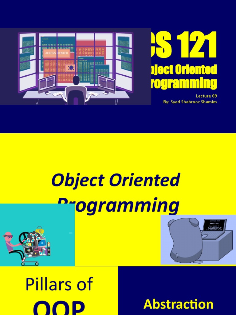 CS 121 - Object Oriented Programming (Lec 9) | PDF | Object Oriented ...