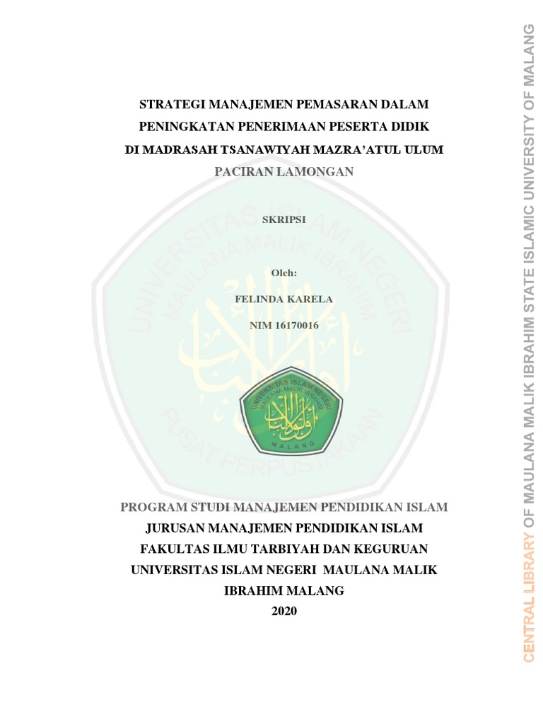 Skripsi | PDF | Karier & Perkembangan | Agama & Spiritualitas