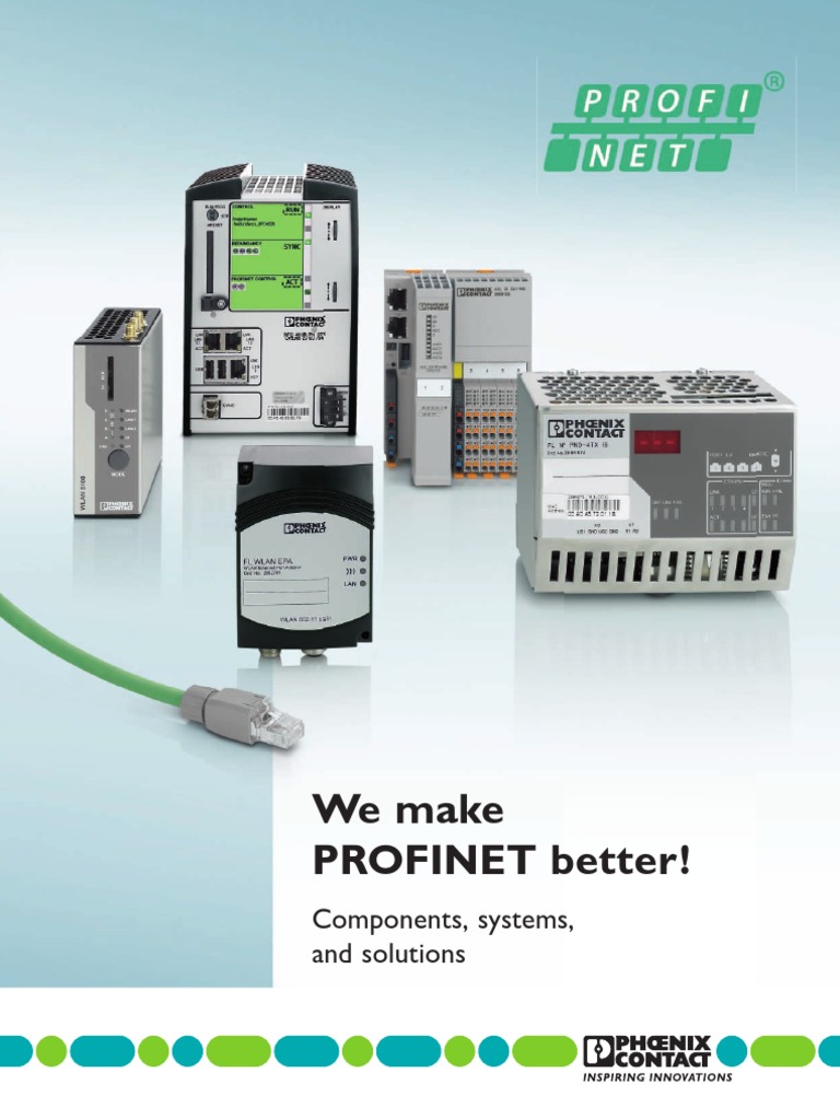 We Make Profinet Better 52004384-01 | PDF | Programmable Logic Controller | Computer Network