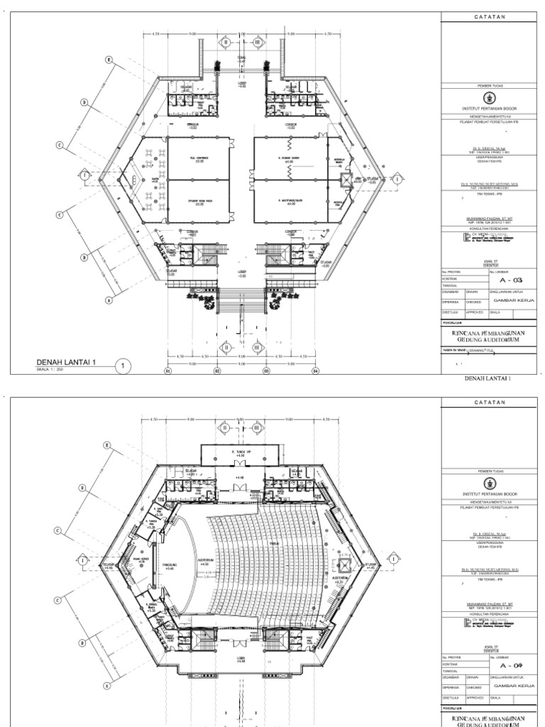 Denah Auditorium | PDF