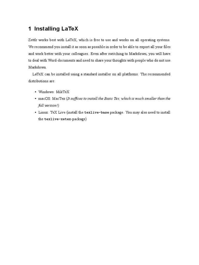 LaTeX Guide | PDF | Computers | Technology & Engineering