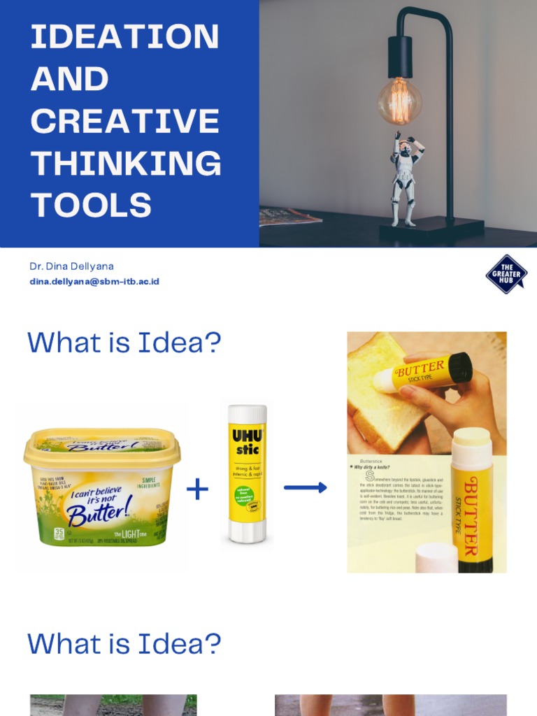 Ideation and Creative Thinking Tools - DR - Dina Dellyana | PDF | Creativity