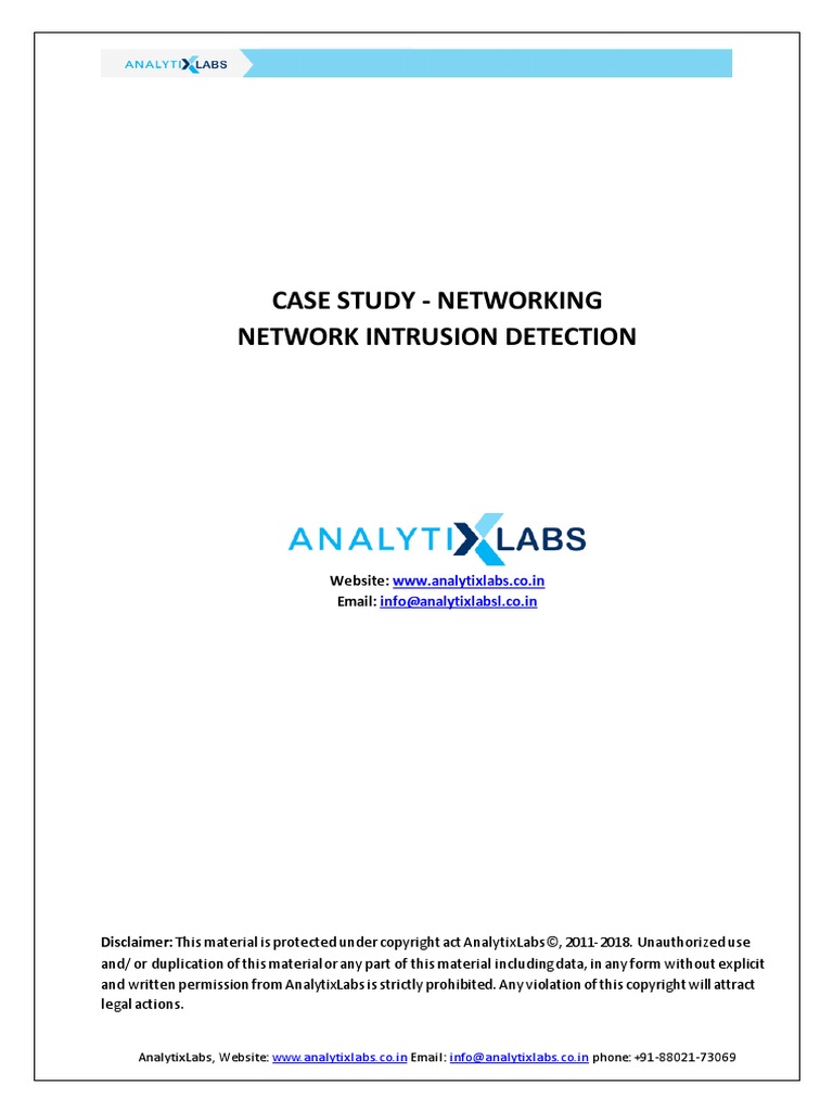 Case Study - Networking Network Intrusion Detection: Website: Email ...