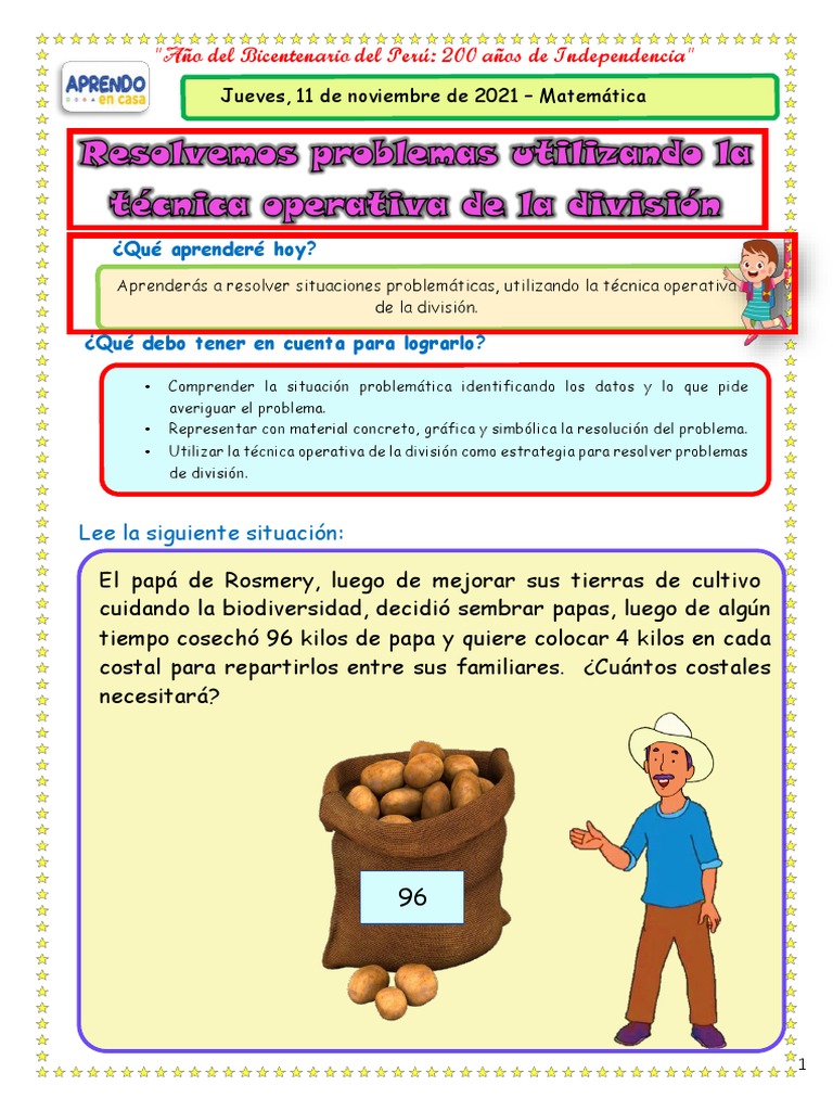 Resolvemos Divisiones Exactas | PDF | División (Matemáticas) | Aritmética