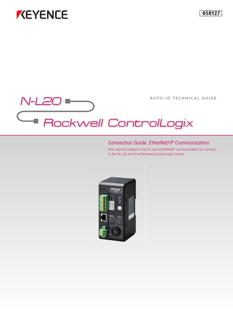 N-L20 Rockwell Controllogix: Connection Guide: Ethernet/Ip Communication | PDF | Input/Output | Usb