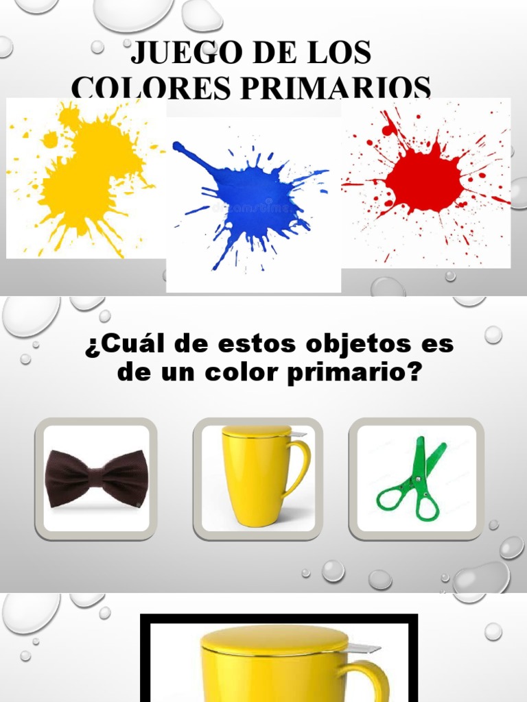 Juego de Los Colores Primarios | PDF