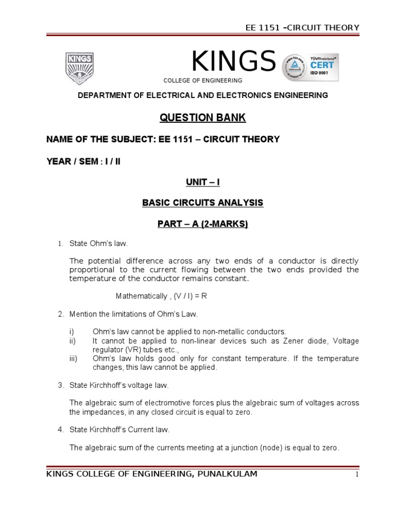 EE-1151 CT Submitted | PDF | Inductance | Inductor