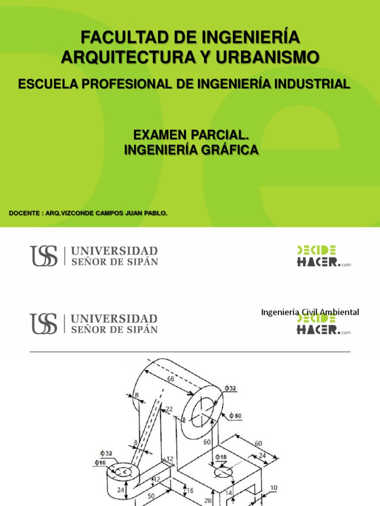 Semana 08 - Examen Parcial - Ing. Gra Fica. | PDF