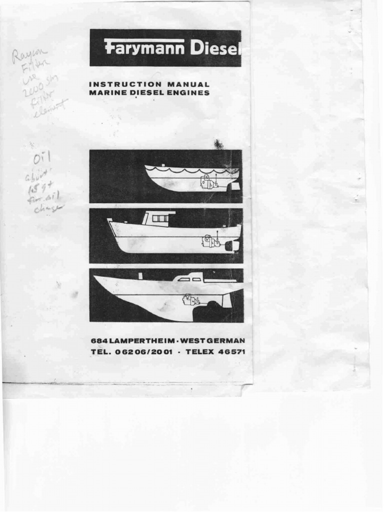 FarymannDiesel - A30M A40M K30M R30M P30M S30M - InstManual | PDF