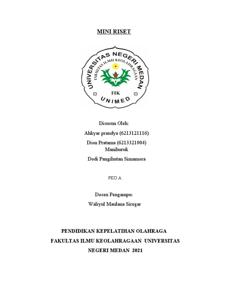 Mini Riset Prof Kependidikan Gilang | PDF