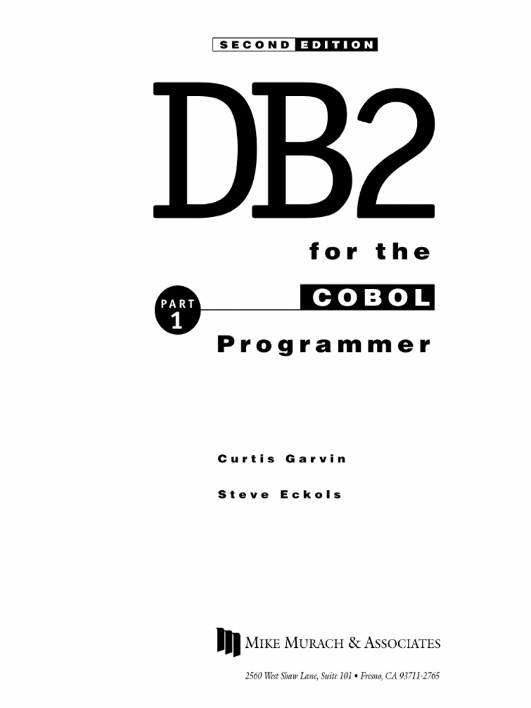 DB2 For The COBOL Programmer Part 1 PDF | PDF