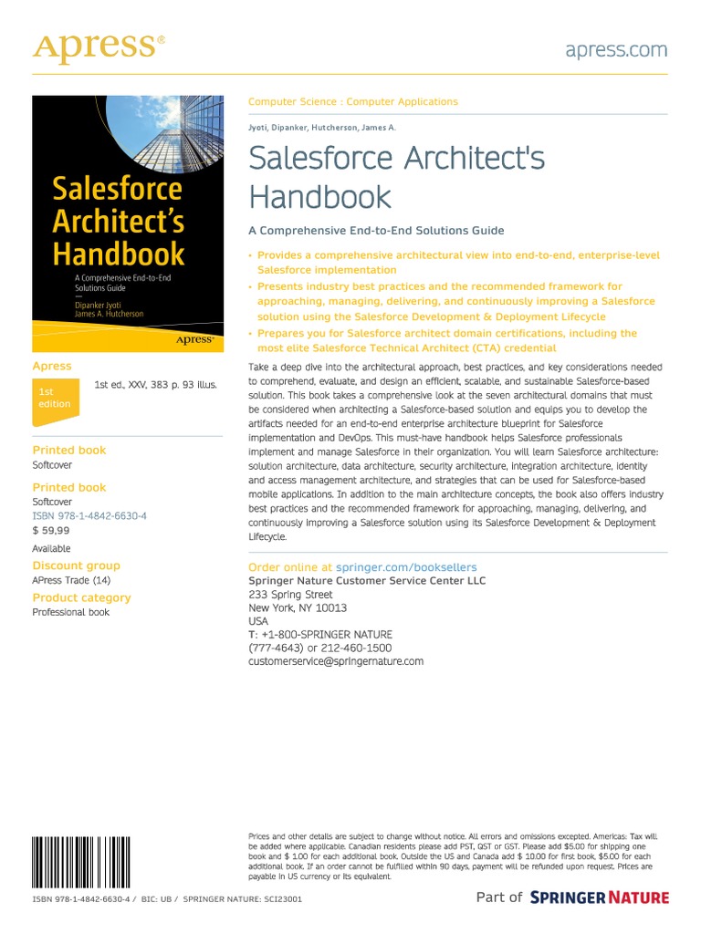 Salesforce Architect's Handbook: A Comprehensive End-to-End Solutions ...