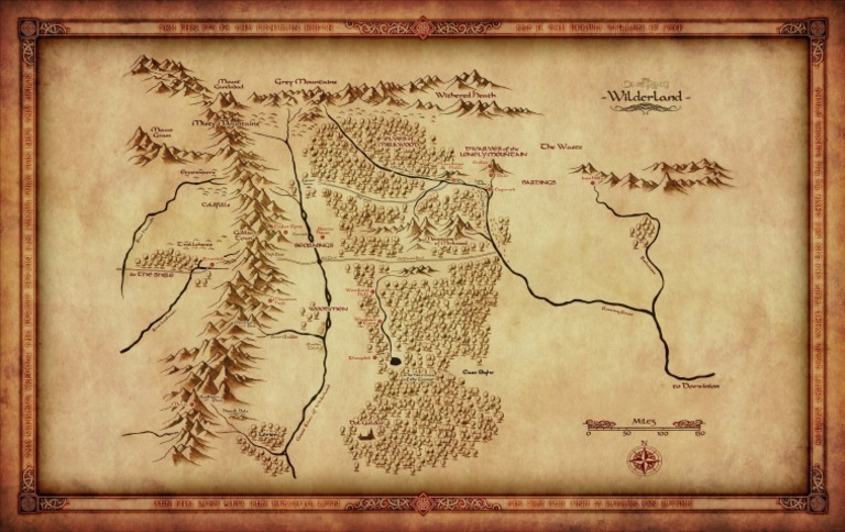 003 - Tales From Wilderland Player Map | PDF