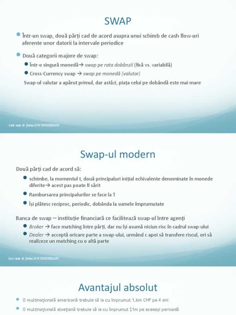 Swap | PDF