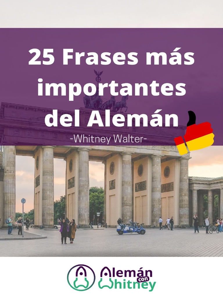 Frases Básicas en Alemán para Principiantes | PDF | Artes del Lenguaje ...