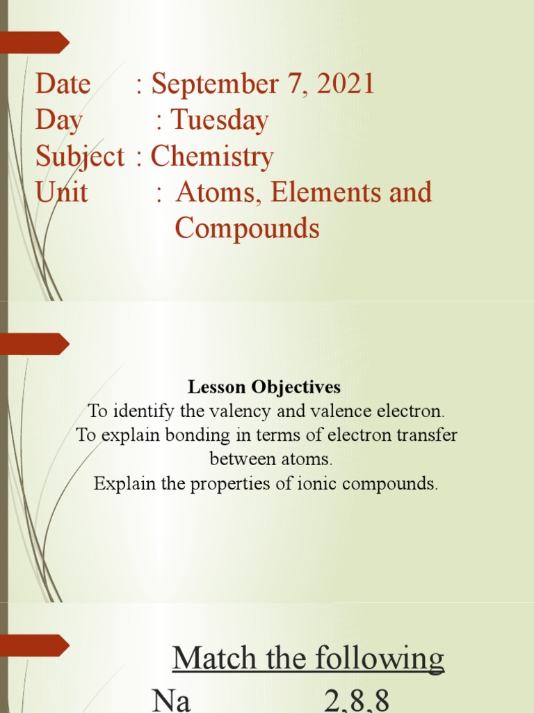Year 10 Atomic Structure | PDF