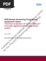 Senographe Pristina Datasheet | PDF | Field Of View | Vacuum Tube