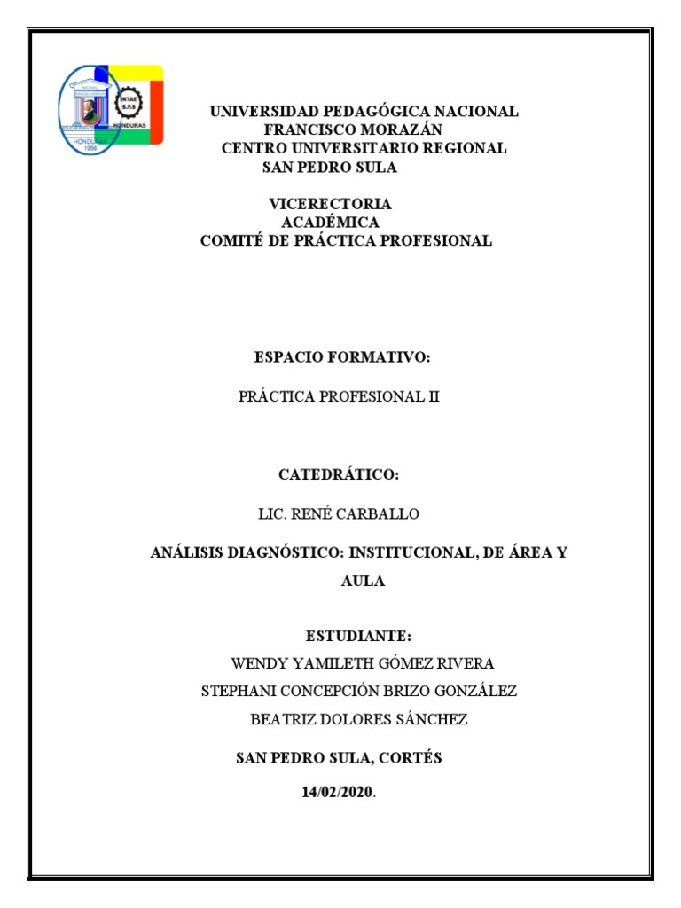 Analisis Diag | PDF | Evaluación | Maestros