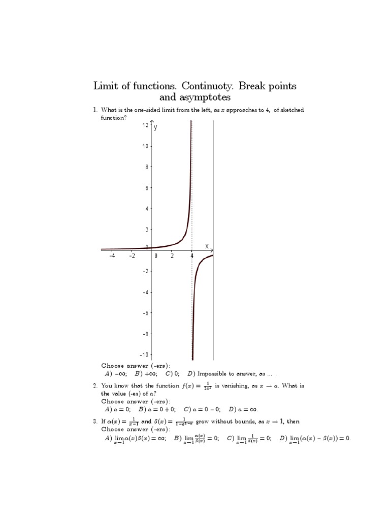 Limits of Functions | PDF | Asymptote | Mathematics