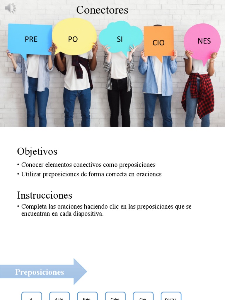 Conectores 1 Preposiciones | PDF