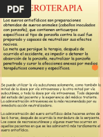 Indicaciones de Suero Antiviperino | PDF | Rtt | Especialidades Medicas