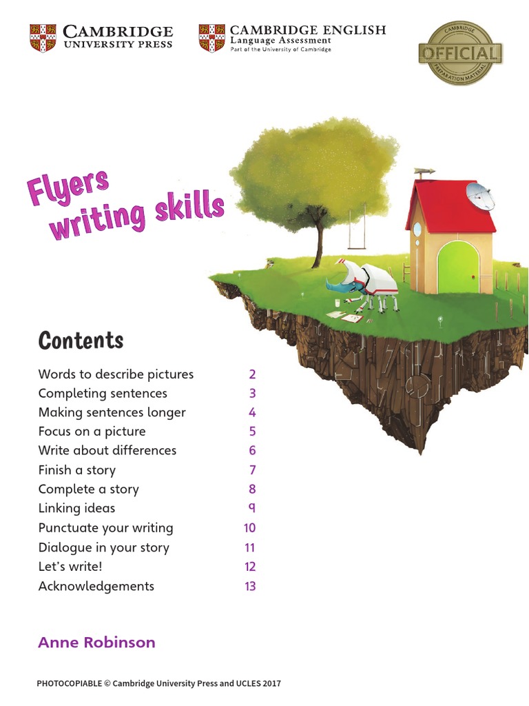 Flyers Writing Skills Booklet | PDF