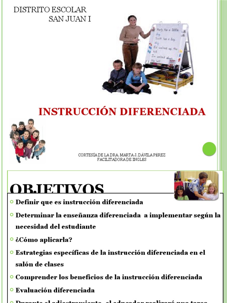 Editada INSTRUCCION DIFERENCIADA | PDF | Instrucción diferenciada ...