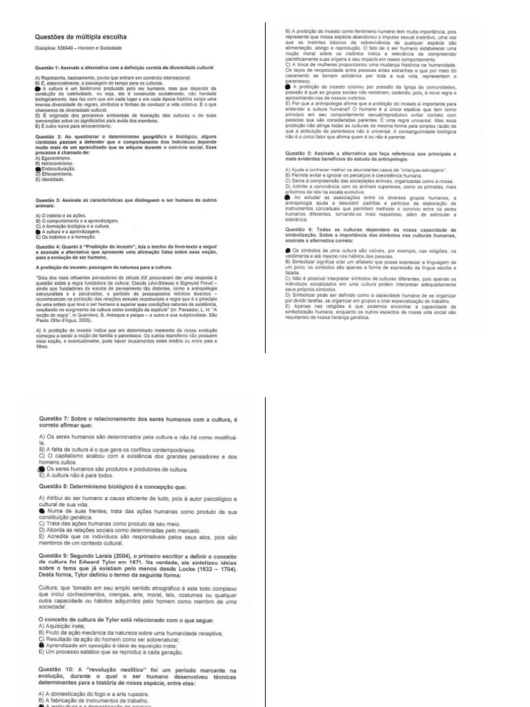 Provas Passadas | PDF