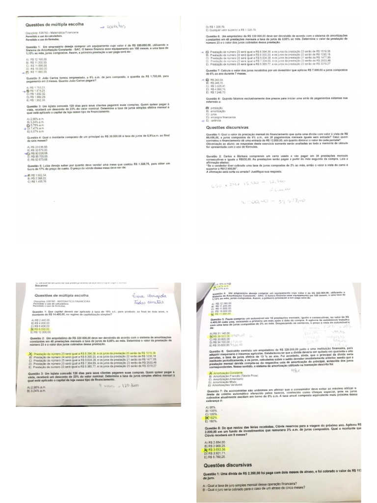 Provas Passadas | PDF