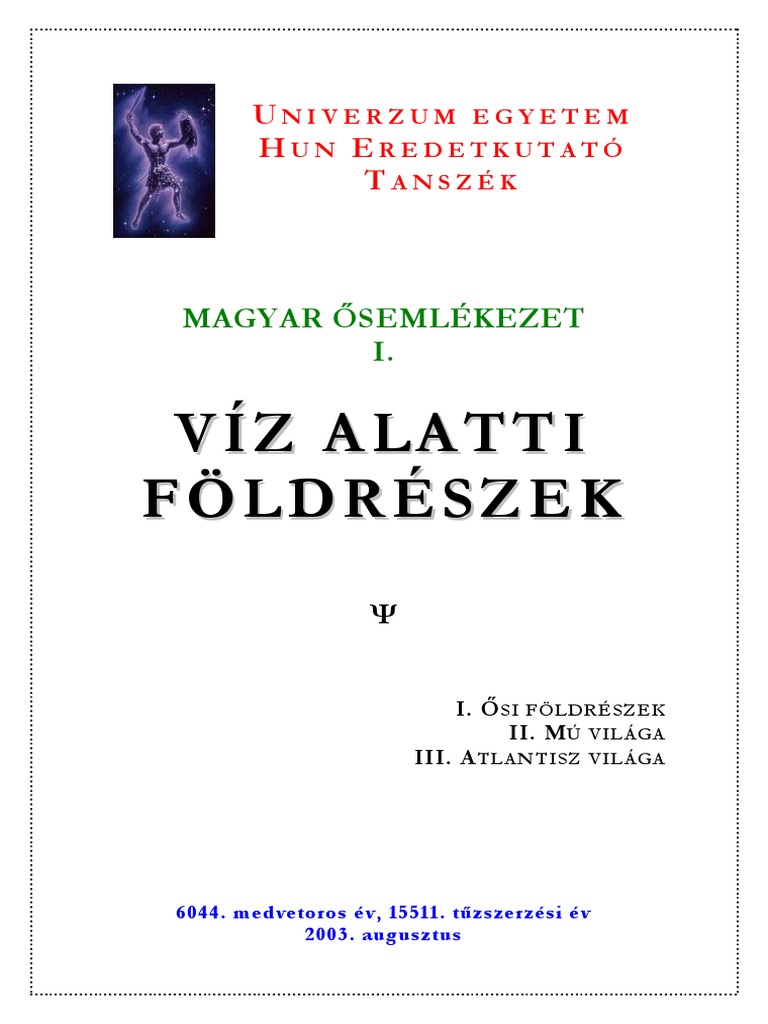 MAGYAR ŐSEMLÉKEZET I. | PDF