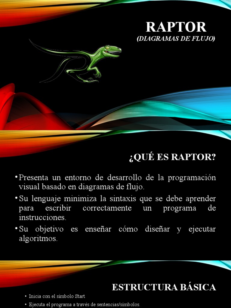 Raptor: Diagramas de Flujo y Ejercicios | PDF | Programación | Programa ...