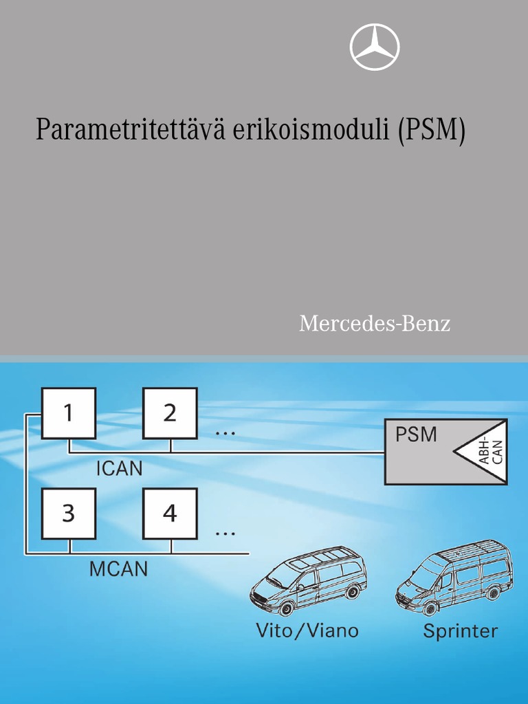Paallirakenteet Mercedes-Benz Psm-Ohjekirja Vito Viano Sprinter 2009 | PDF