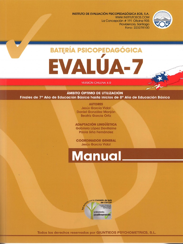 Manual Evalua 7 | PDF