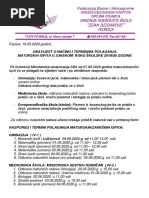 02 Prijava Za Upis Ucenika U Srednju Skolu - Obrazac | PDF