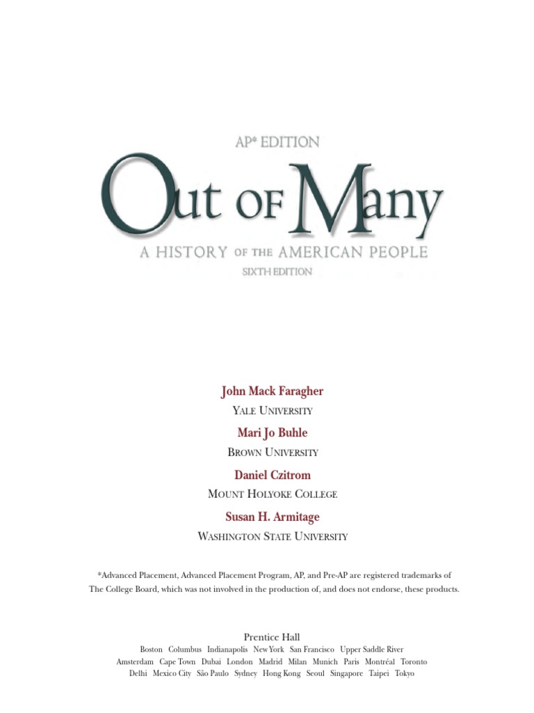 USH Out of Many | PDF