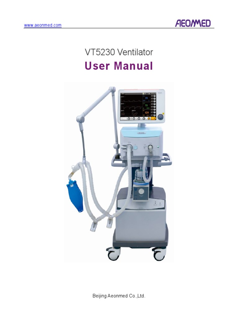 User Manual: VT5230 Ventilator | PDF | Intensive Care Medicine