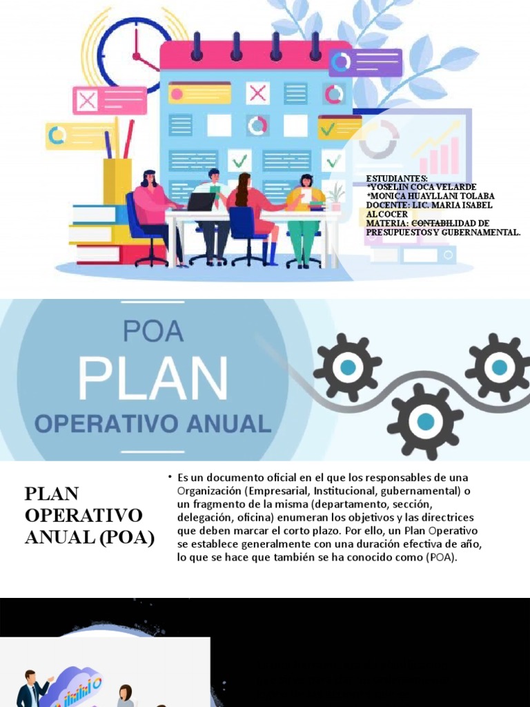 Plan Operativo Anual | PDF | Presupuesto | Planificación