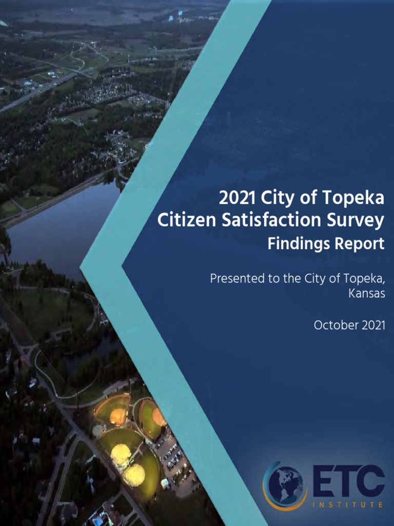 Topeka Satisfaction Survey Results 2021 | PDF | Utility | Police