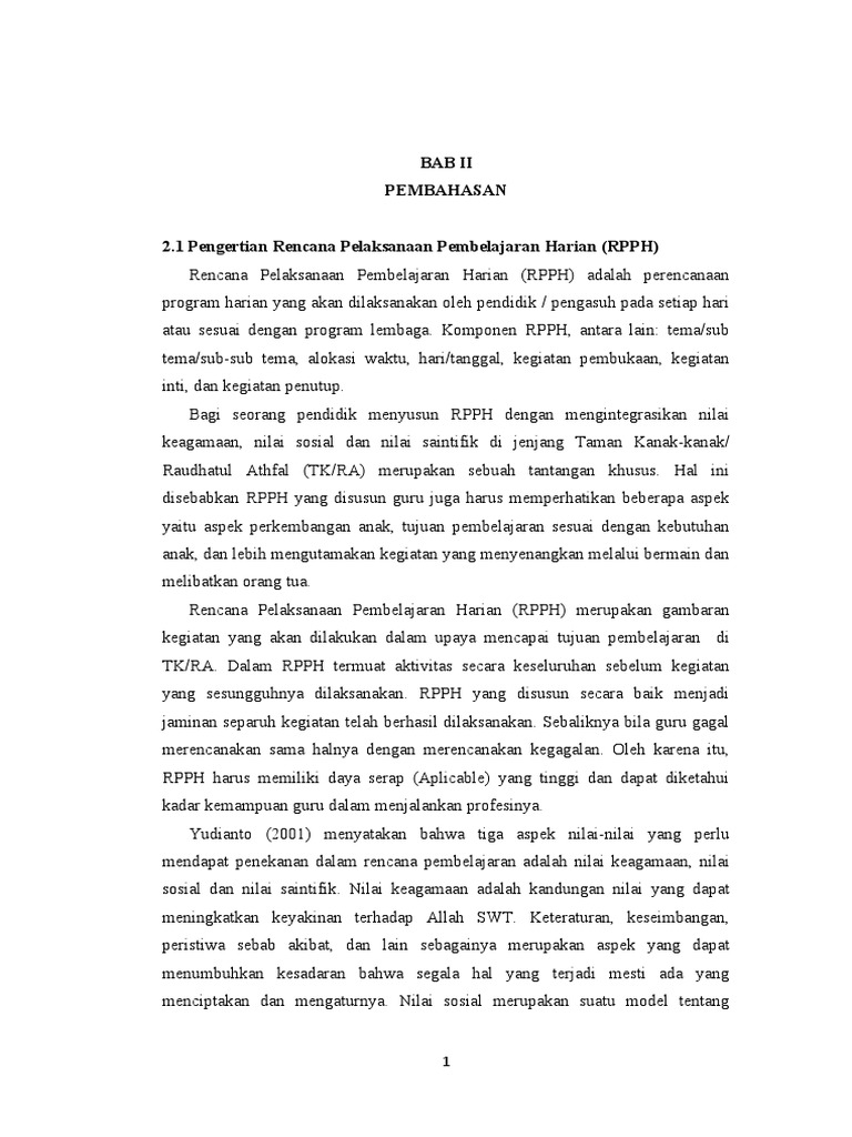 Membuat RPPH | PDF | Karier & Perkembangan