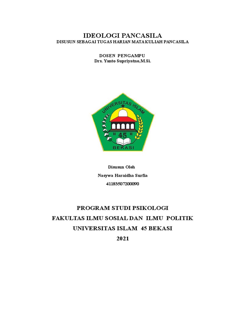 Paper Ideologi Pancasila | PDF