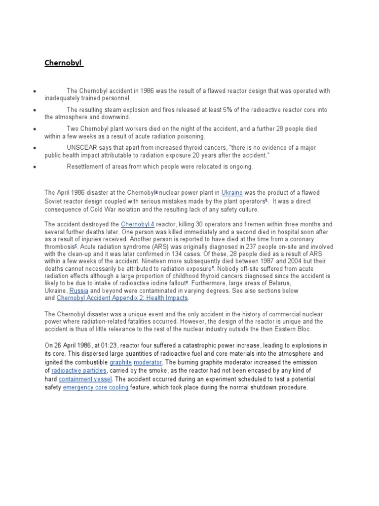 Chernobyl Download Free Pdf Chernobyl Disaster Acute Radiation