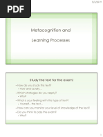 Chapter 3: Managing and Caring For The Self (UTS) | PDF | Metacognition | Self Efficacy