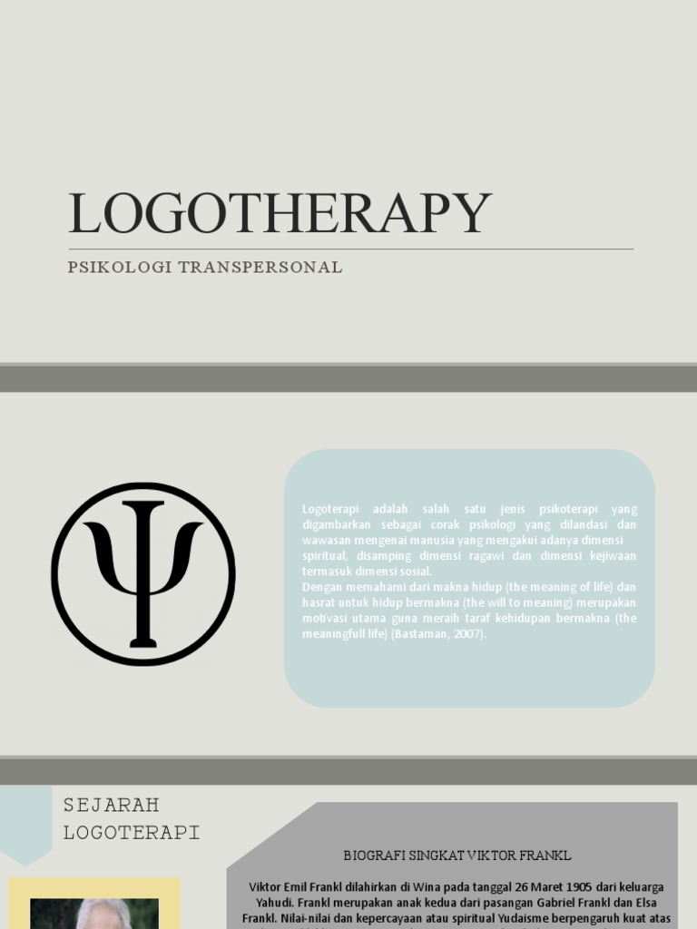 Kel 1 PT Logotherapy | PDF