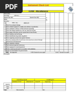 Instrument Check List PDF | PDF | Instrumentation | Electrical Engineering