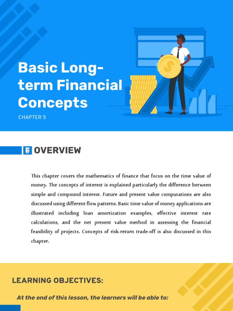 Basic Long-Term Financial Concepts | PDF | Interest | Present Value